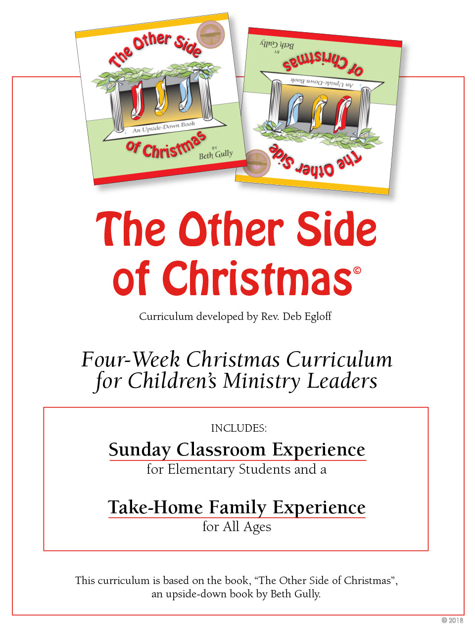 "4-week Advent Curriculum" - K-5 - Sunday School – Beth Gully, Upside ...